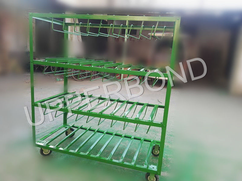 Cigarette Filter Rod Tray Trolley Cart Plant Pushcart Foldable