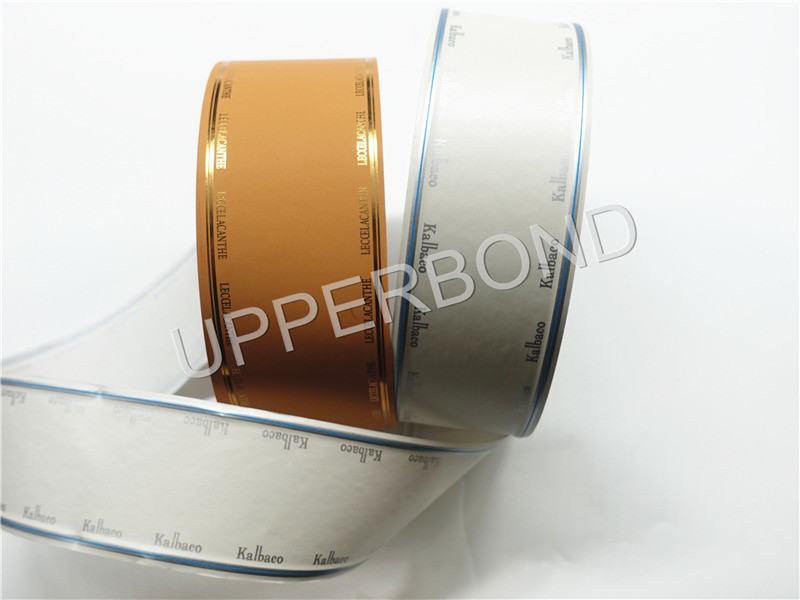 34 Gsm White Base Paper Prined Tipping Paper With Stamping Design