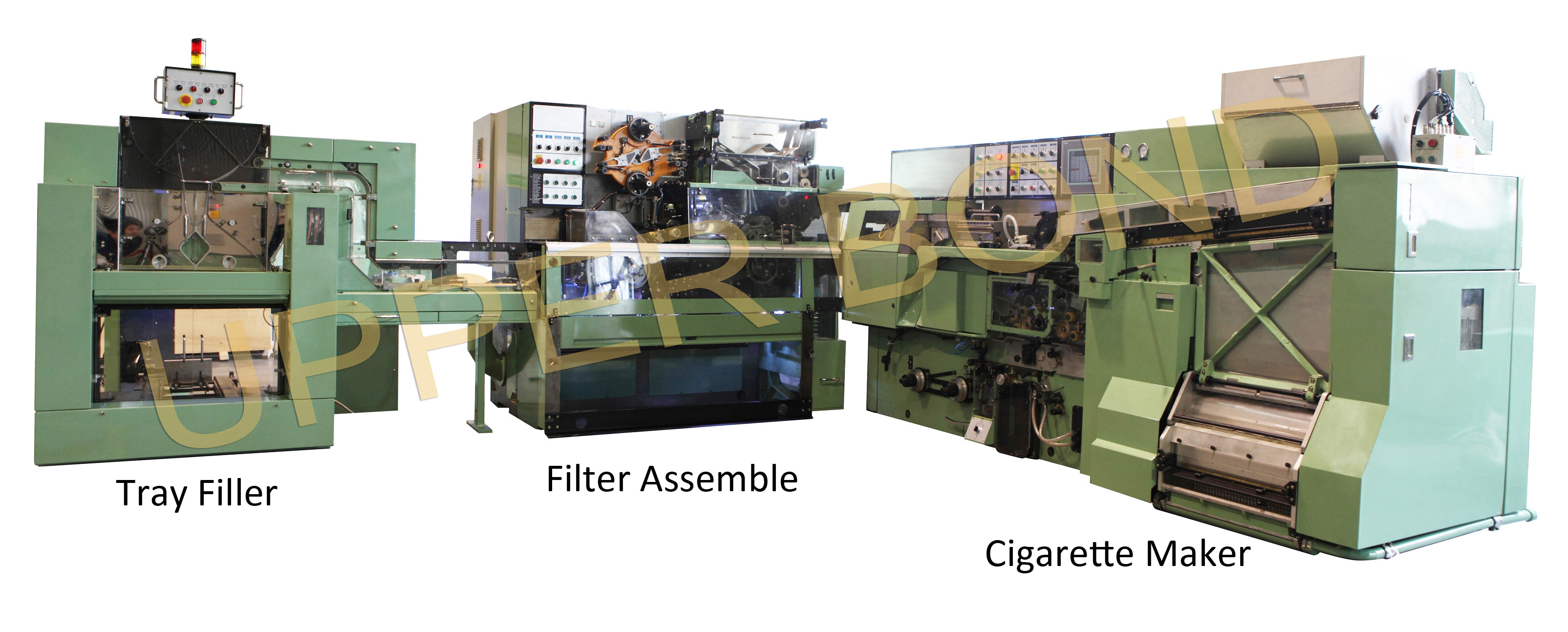 50KVA MK9 Maker Cigarette Packaging Machine Green With Siemens Touch Screen